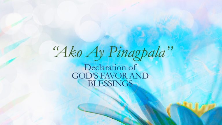 Declaration of God's Favor and Blessings